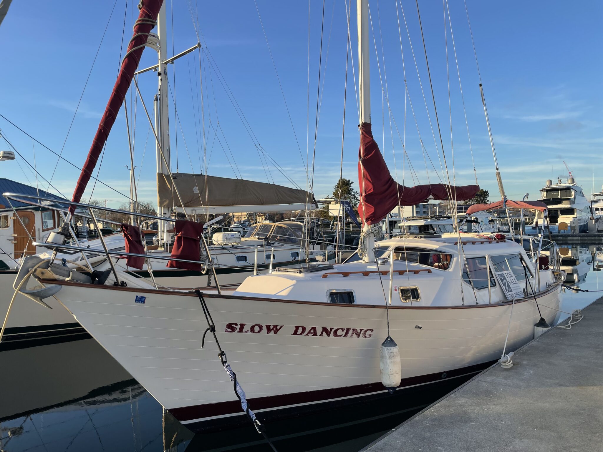 1981 Saturna 33 Pilothouse Motorsailor - For Sale by West Yachts